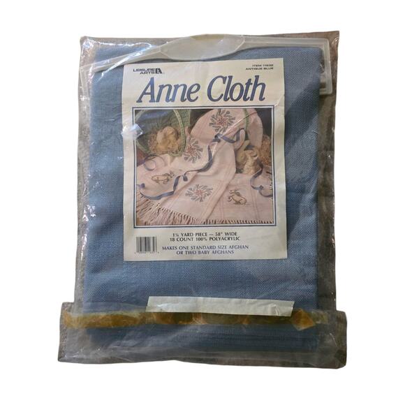 Leisure Arts | Office | Vtg Leisure Arts Anne Cloth Antique Blue 14 ...